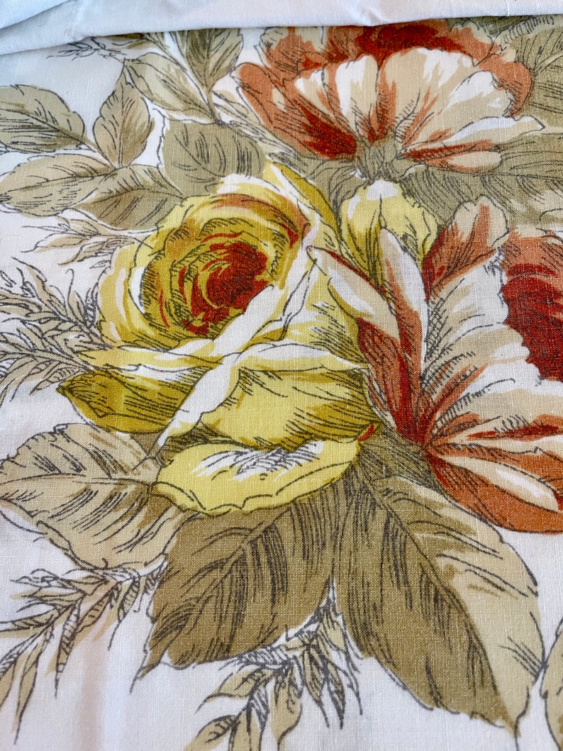 Vintage 1975 J.P. Stevens Muslin Queen Bed Sheet Pillow Cases - Etsy