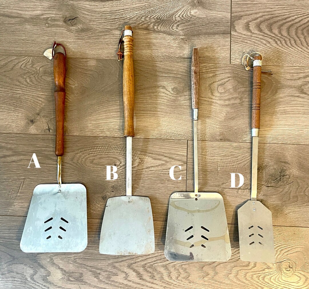 Vintage Wooden Handled BBQ Grilling Spatulas SOLD INDIVIDUALLY Retro ...