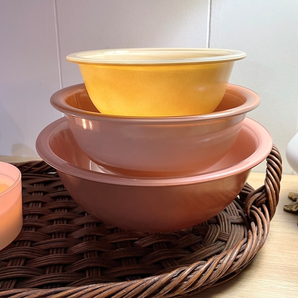 Pink Pyrex Bowls - Etsy