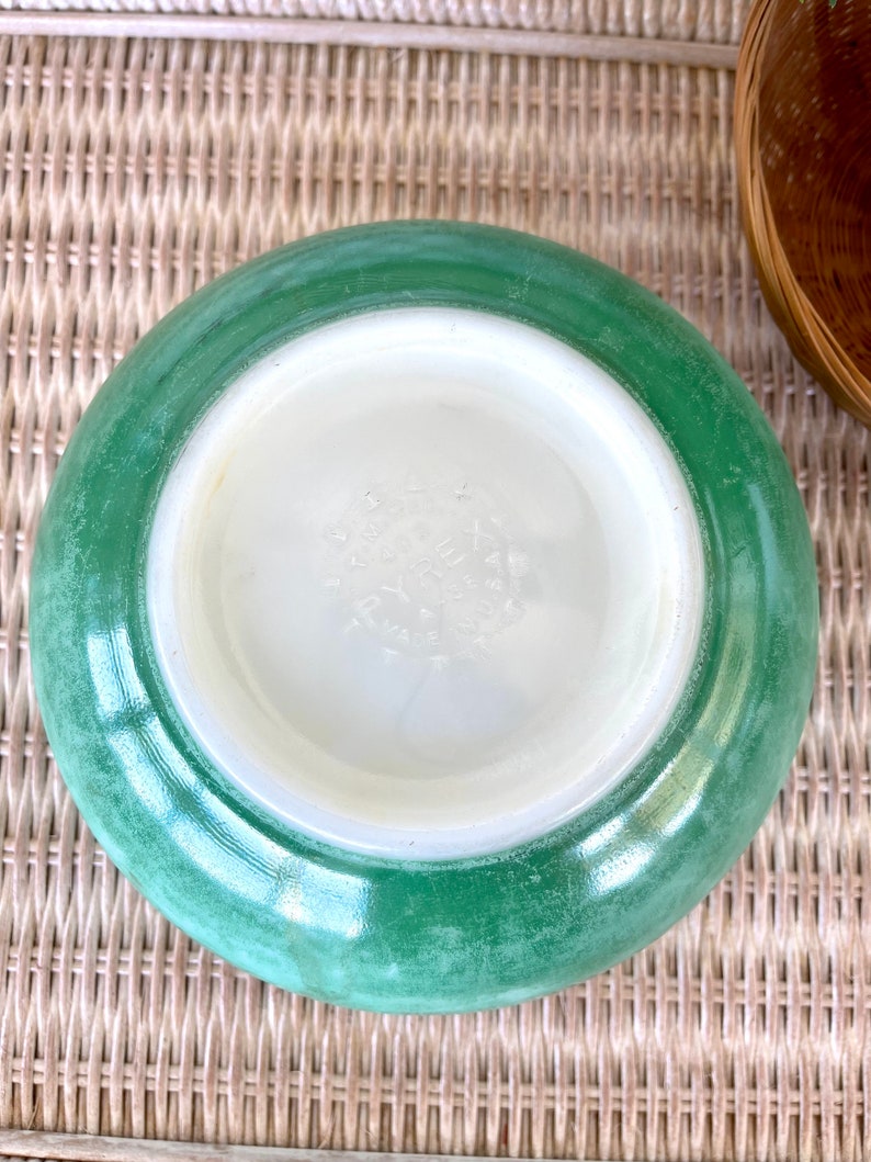 RARE 1945 Pyrex Original Opalware Primary Color Nesting Mixing Bowls ...