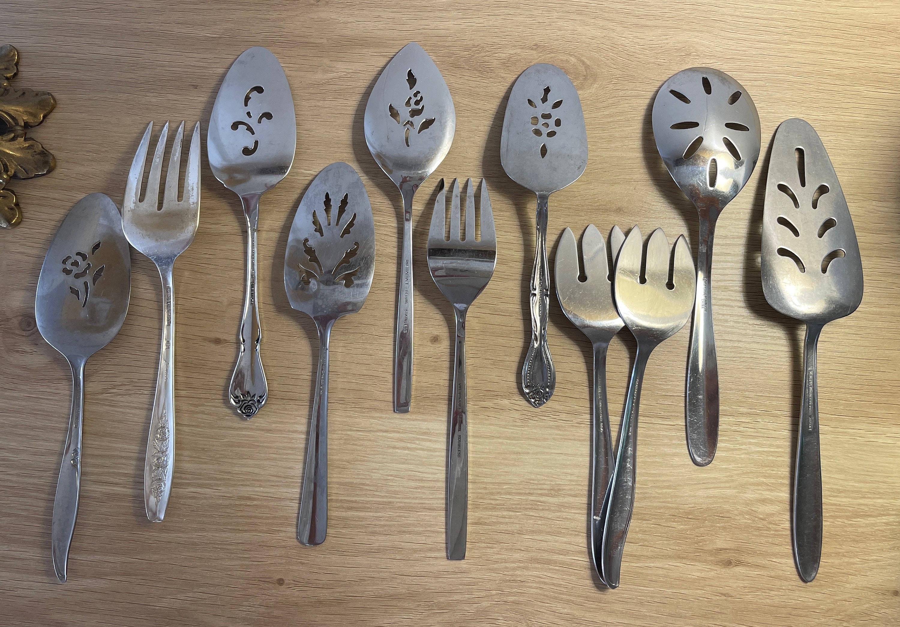 Vintage Mid Century Stainless Serving Flatware Pieces SOLD INDIVIDUALLY ...
