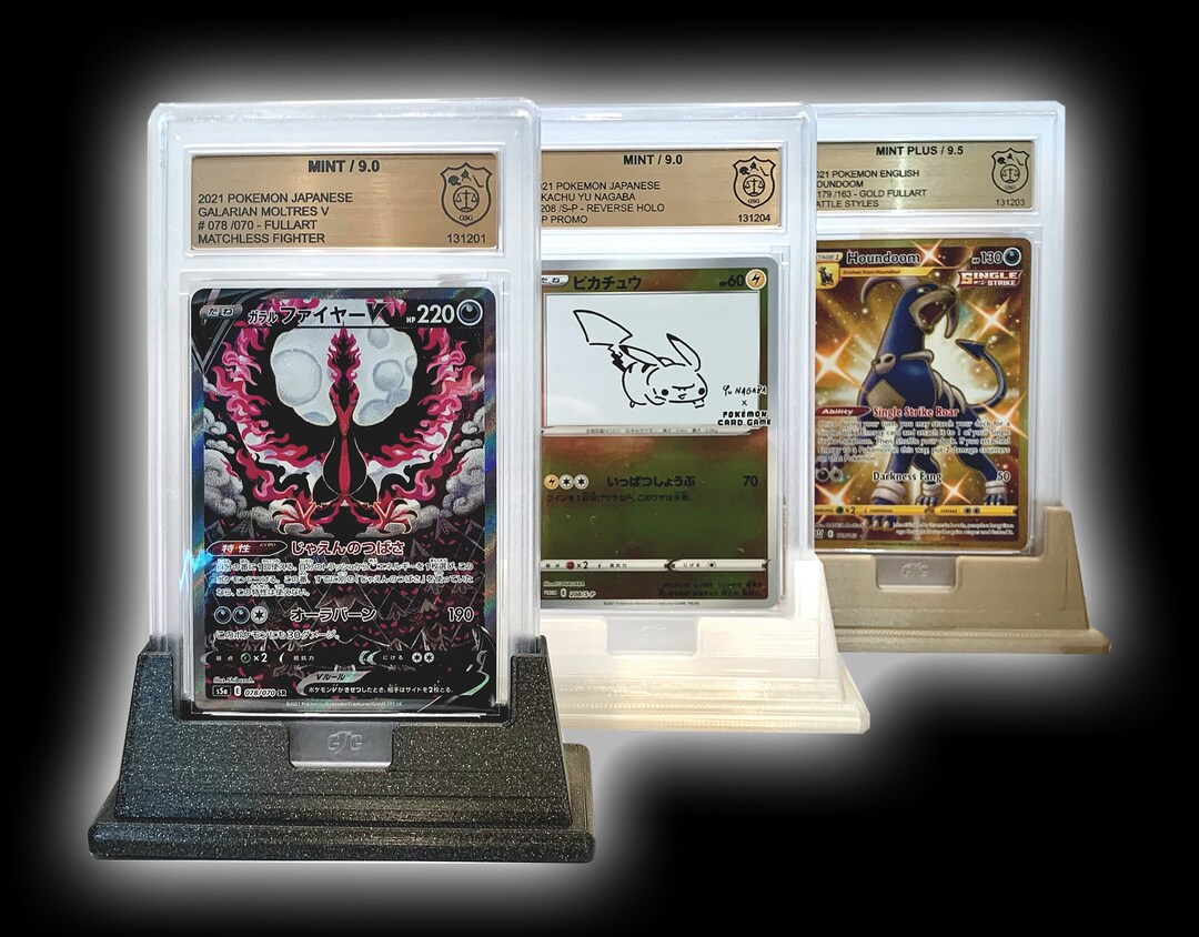 Cardstand Gsg Psa Pgs Bgs Cosmic Grading, Pokemon - Etsy