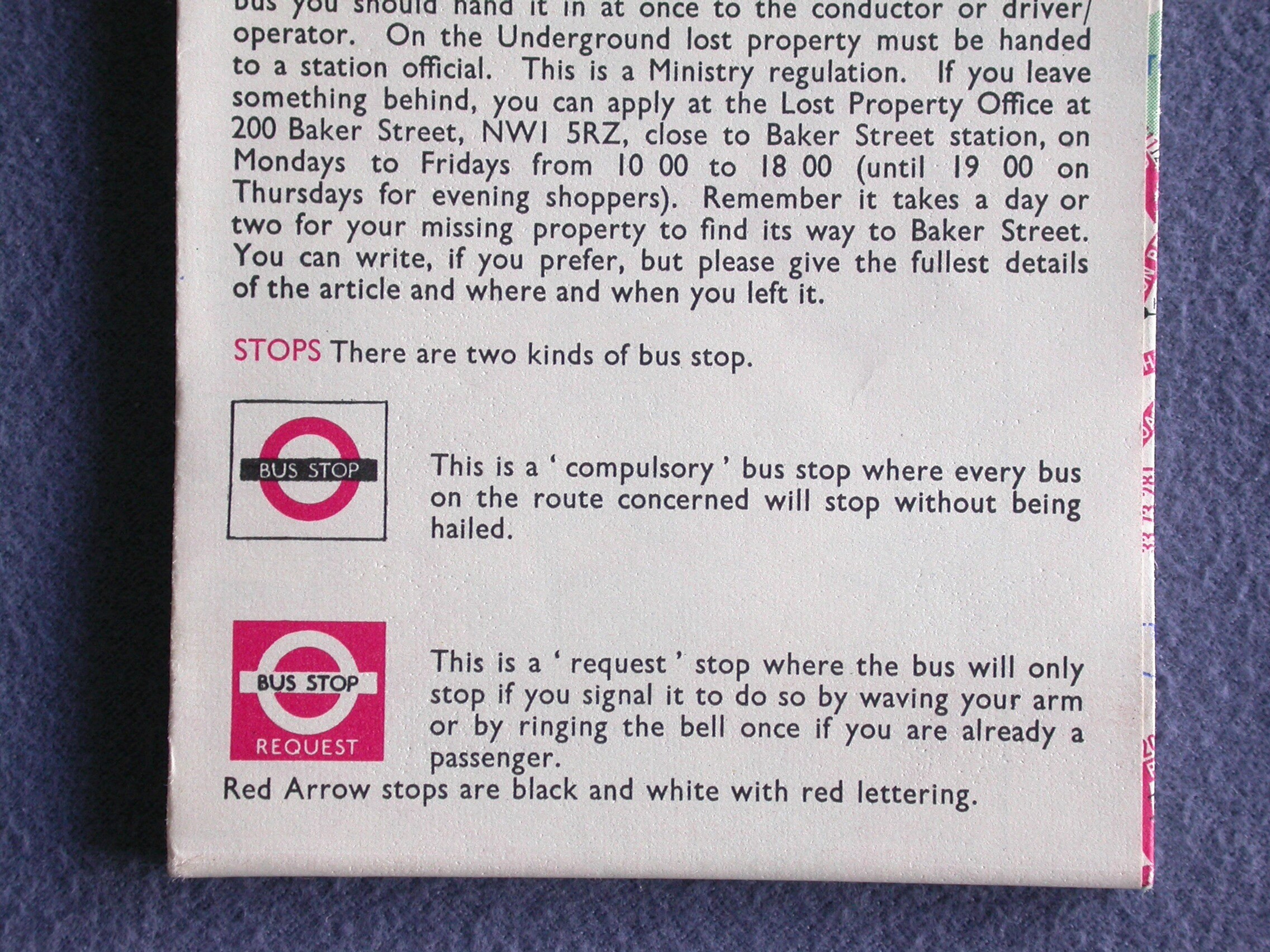 1971 London Transport Folding Bus Map - Etsy