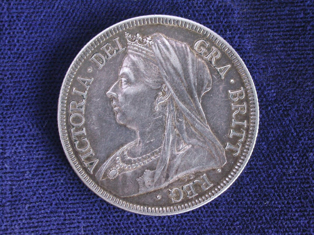A Well-preserved Queen Victoria 1893 Silver Half Crown - Etsy UK