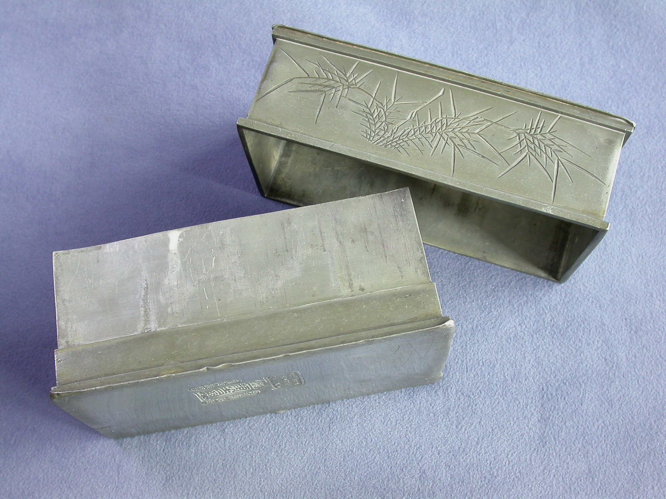 Antique Chinese Kut Hing Swatow Engraved Pewter Rectangular Box - Etsy