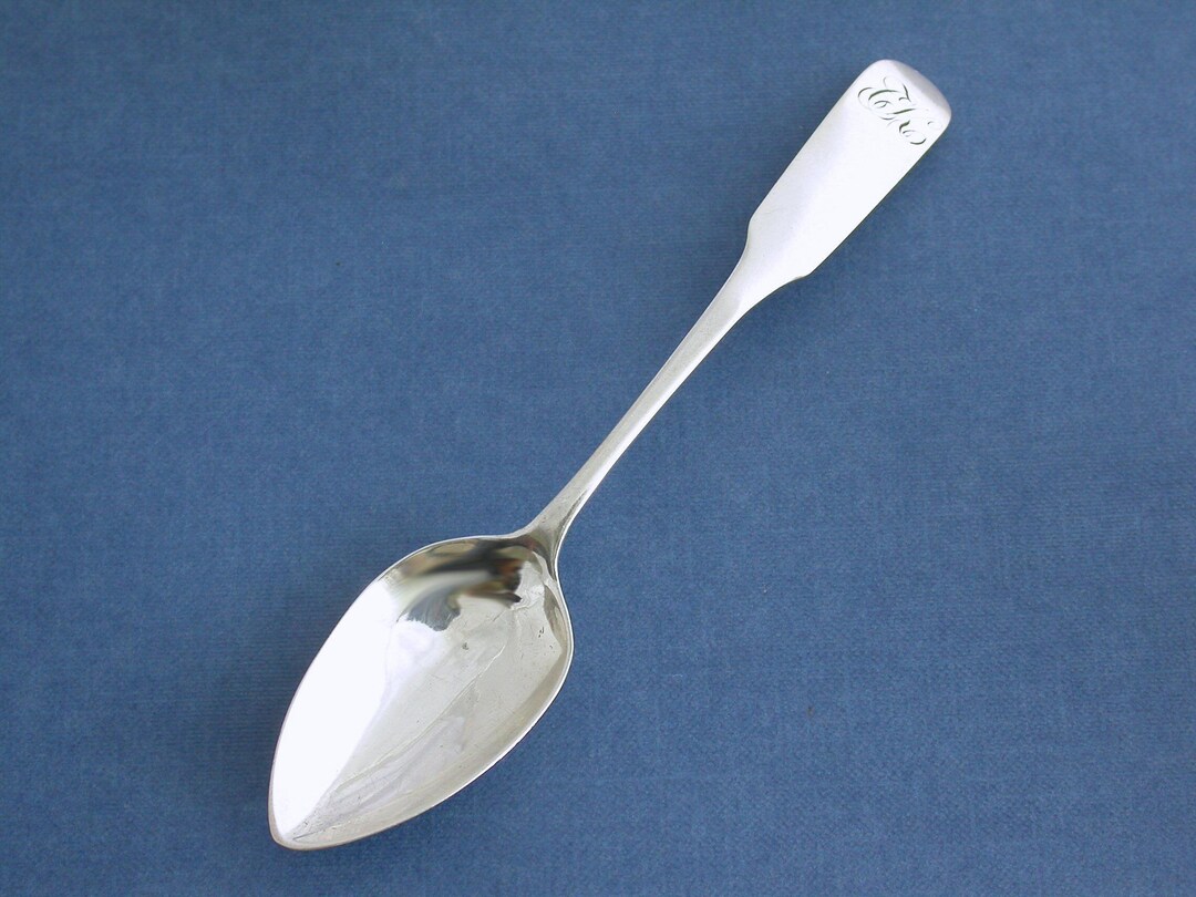 Scottish Sterling Silver Oar Pattern Teaspoon by Unknown Maker ...