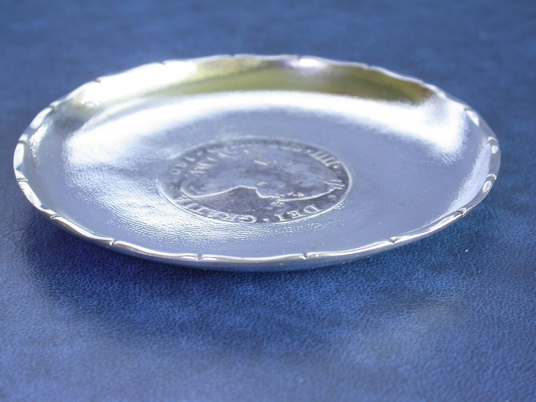Antique Hung Chong Chinese Export Silver Pin Dish With 8 Reales Coin - Etsy