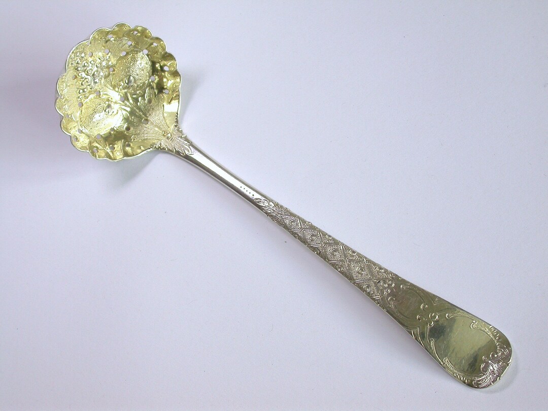 Georgian 1807 Silver Berry Pattern Sugar Sifting Spoon – London ...