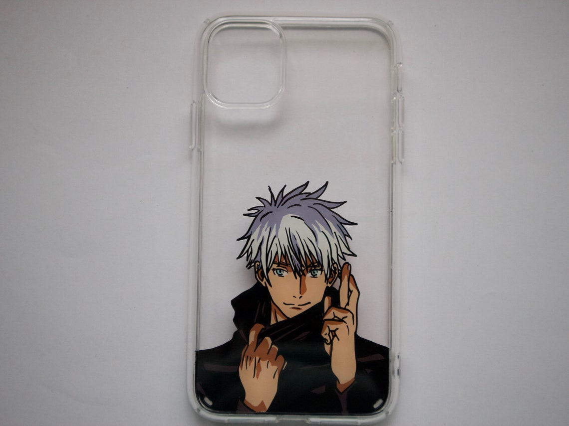 Jujutsu Kaisen Gojo Hand-painted Anime Phone Case for iPhone - Etsy