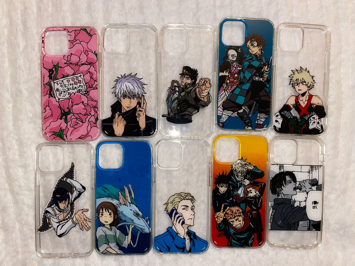 Jujutsu Kaisen Gojo Hand-painted Anime Phone Case for Iphone | Etsy UK