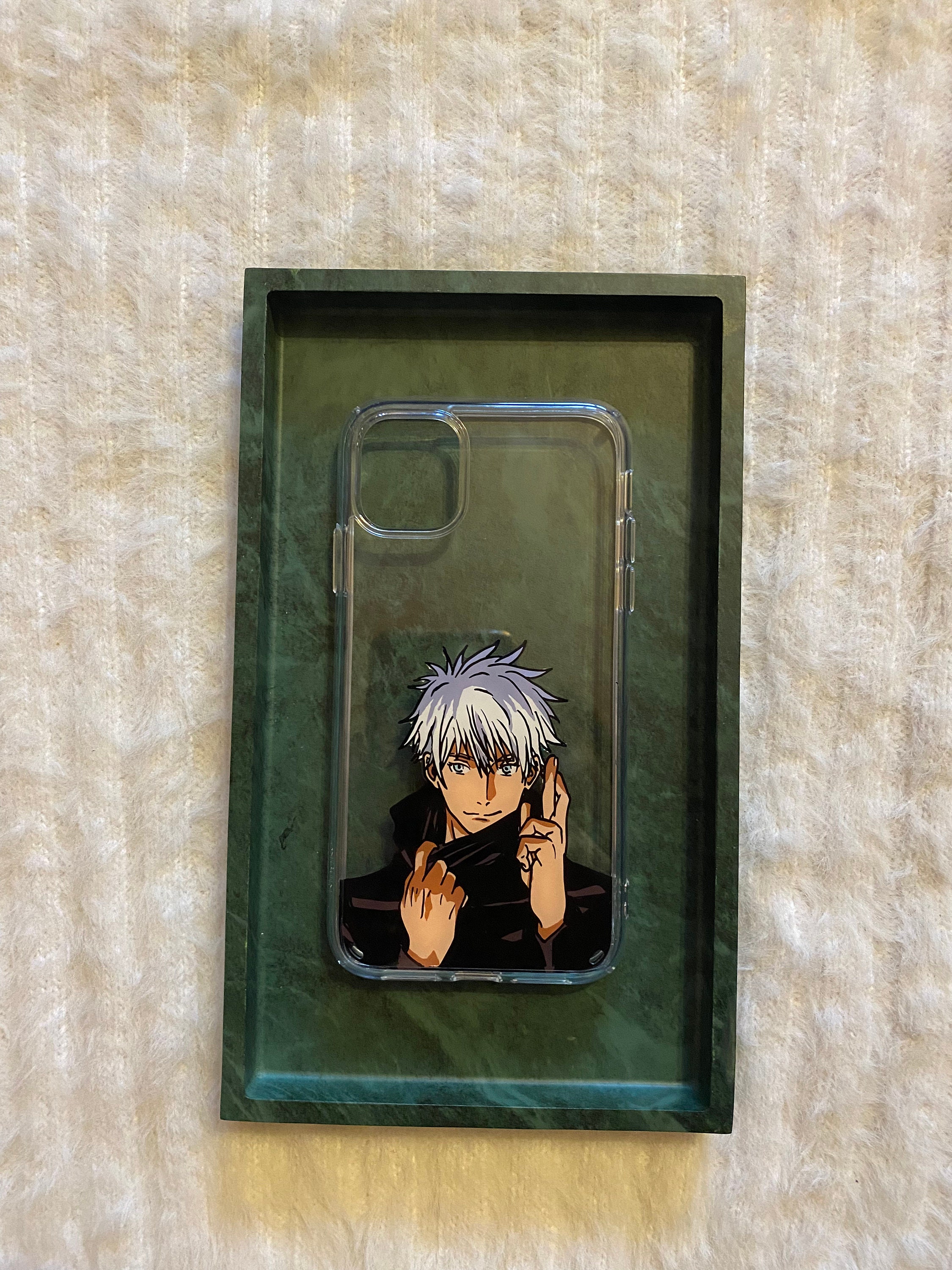 Jujutsu Kaisen Gojo Hand-painted Anime Phone Case for iPhone - Etsy