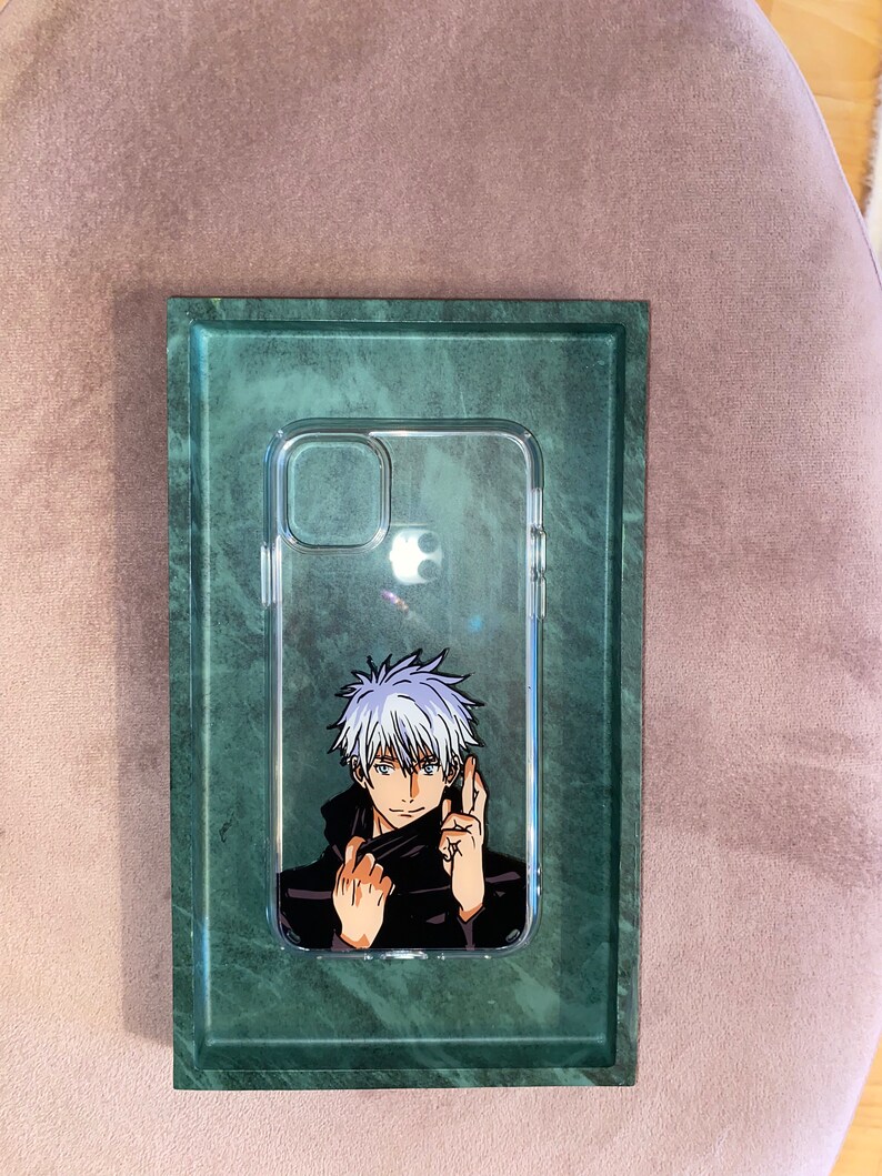 Jujutsu Kaisen Gojo Hand-painted Anime Phone Case for iPhone - Etsy