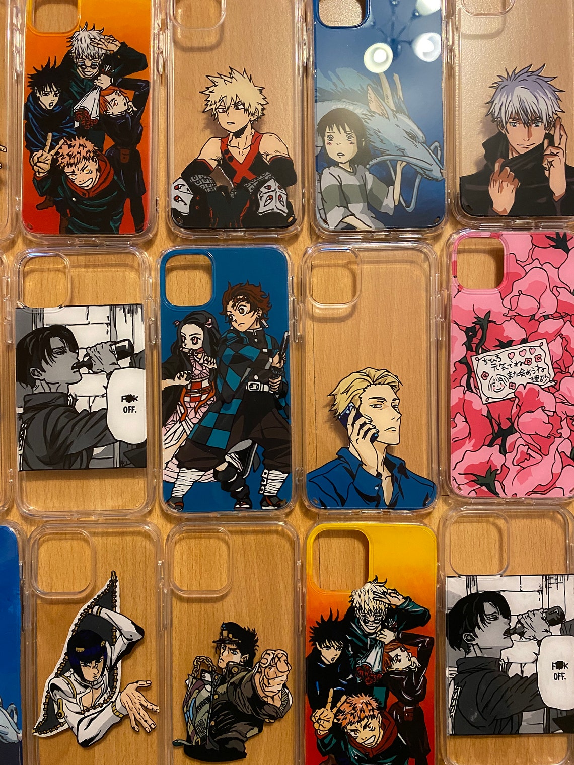 Jujutsu Kaisen Gojo Hand-painted Anime Phone Case for Iphone | Etsy UK