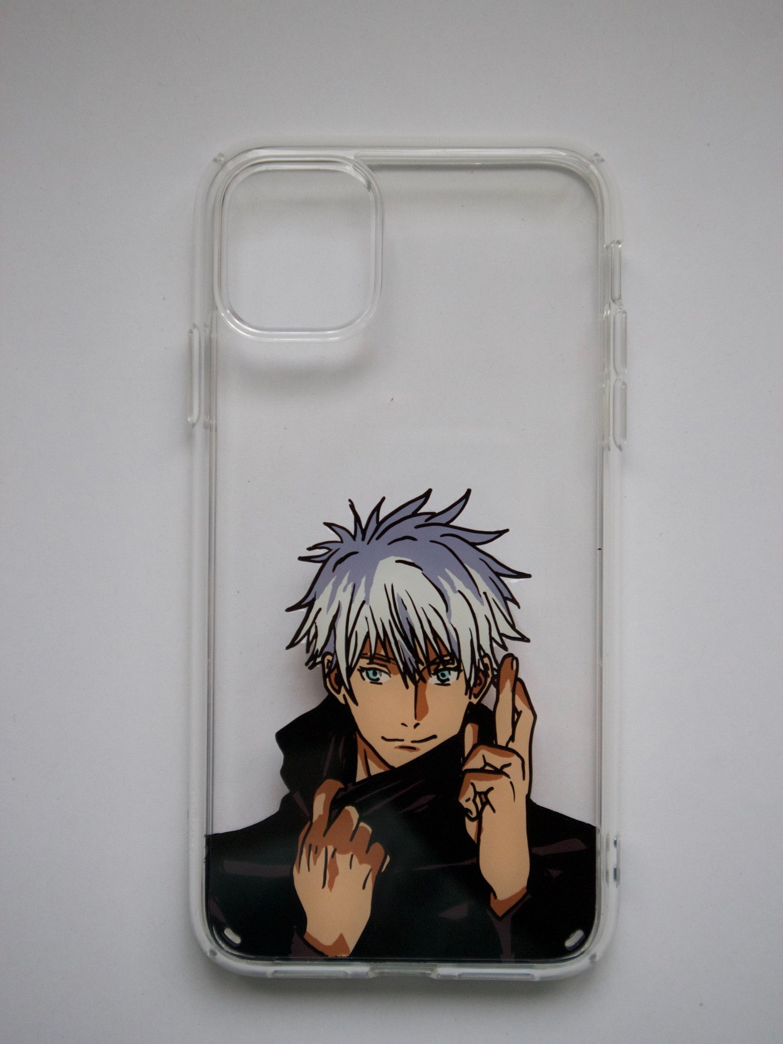 Jujutsu Kaisen Gojo Hand-painted Anime Phone Case for iPhone - Etsy