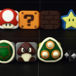 Super Mario Bros and Bowser Fan Art Rings - Etsy