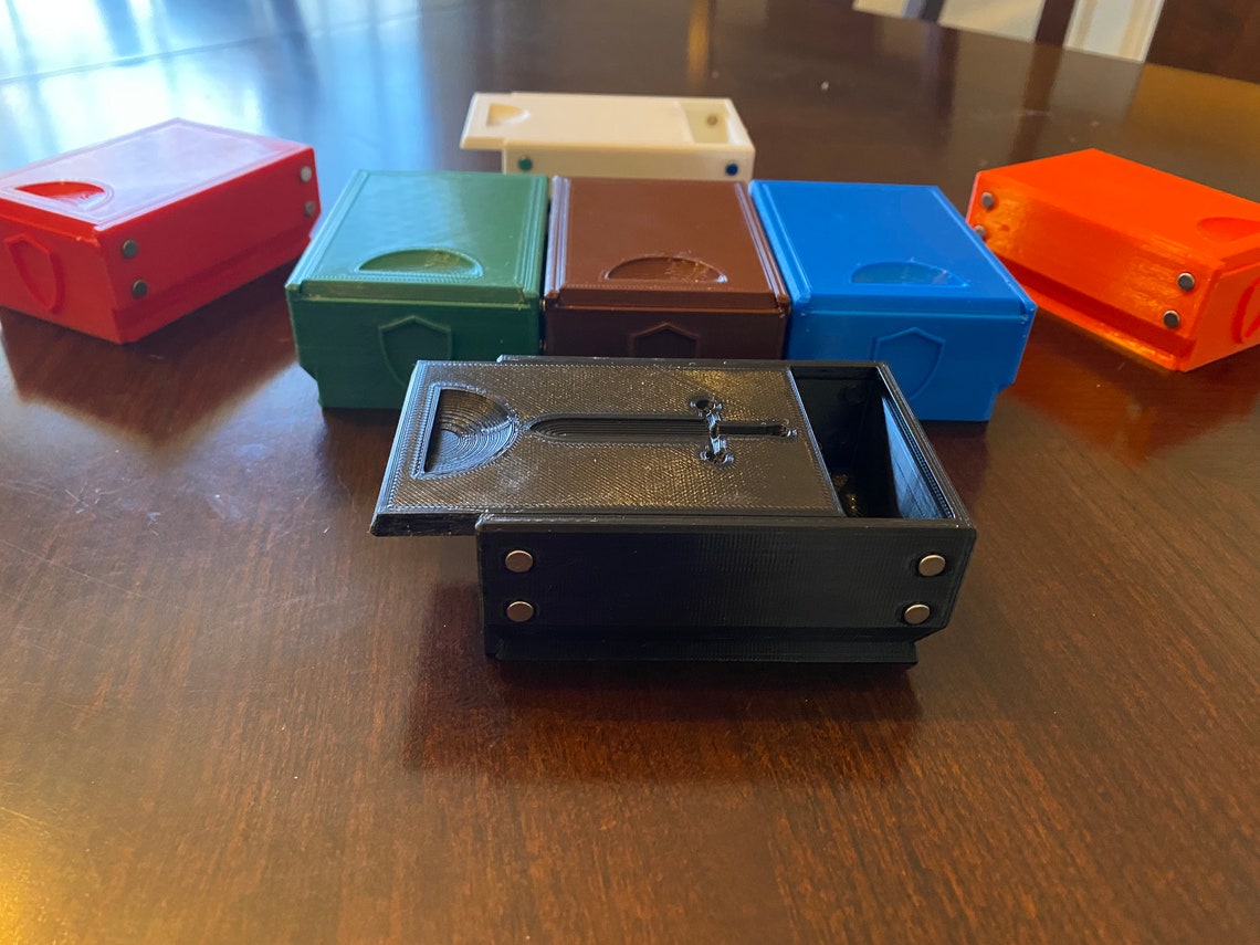 Rectangular Shaped Storage Boxes for Game Pieces - Etsy