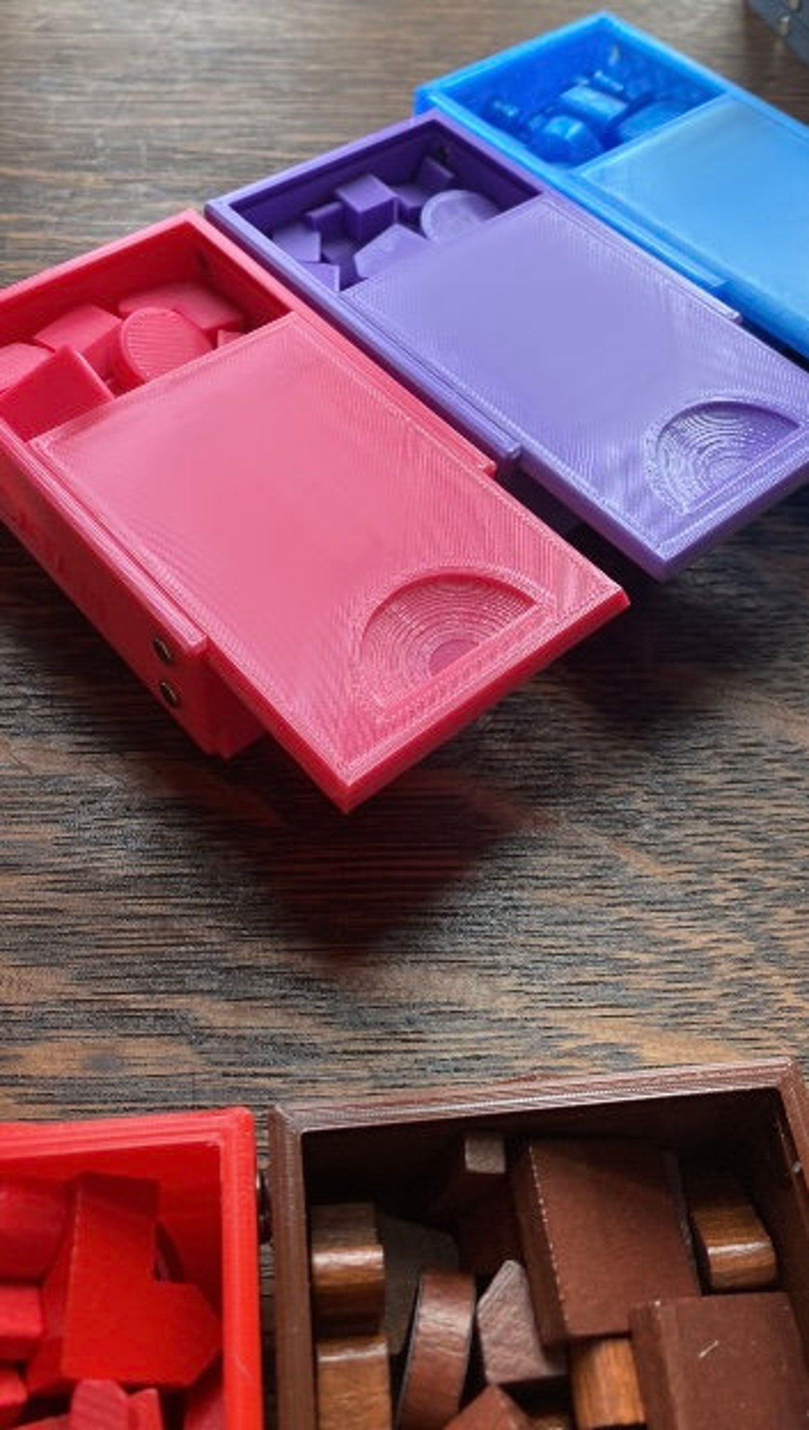 Rectangular Shaped Storage Boxes for Game Pieces - Etsy