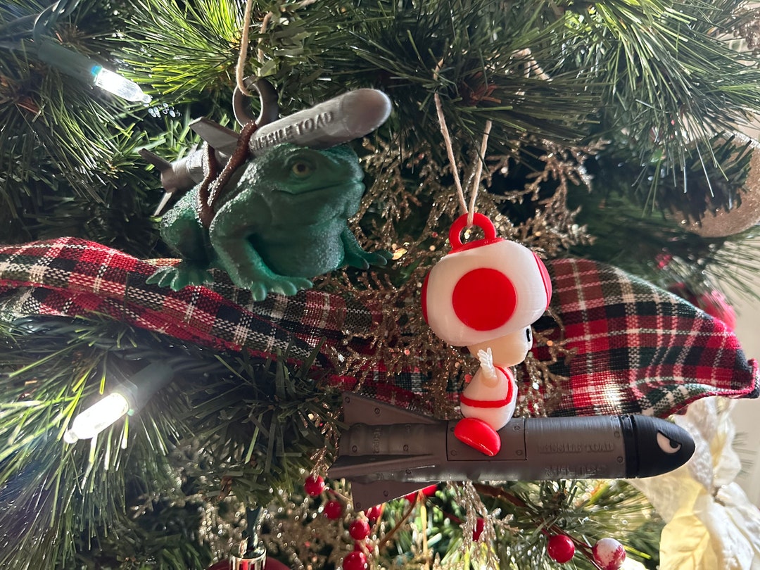 Missile Toad / Mistletoe Ornament White Elephant Gift - Etsy