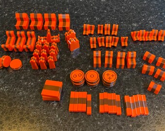 Catan Upgraded Player Pieces & Dashboard / Tokens / Upgrade / Game Add ...