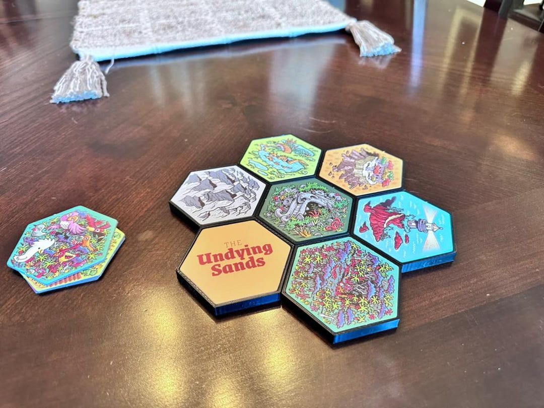 Hexcrawl Toolbox Magnetic Hex Base Organizer - Etsy