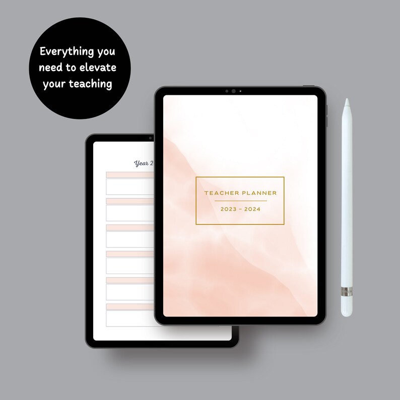 Editable Printable Digital Teacher Planner 2023-2024, Lesson Plan ...