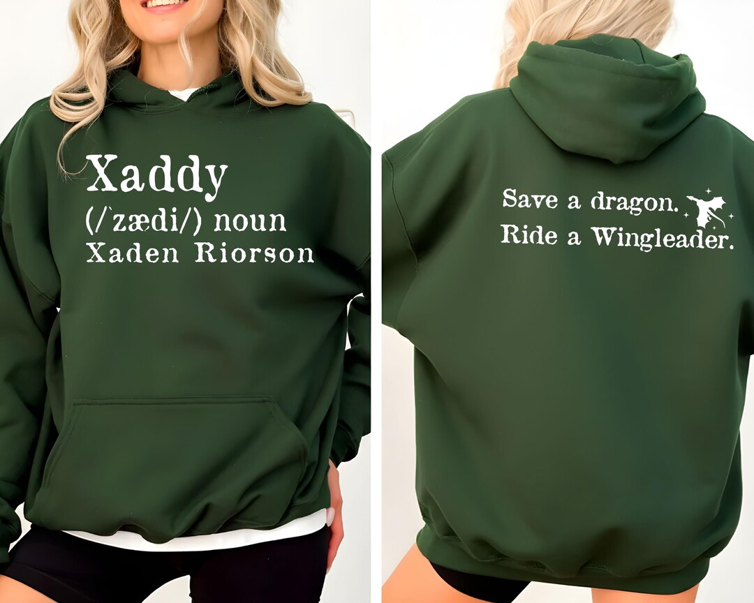 Xaddy Xaden Riorson Fourth Wing Sweatshirt, Save a Dragon Ride a ...