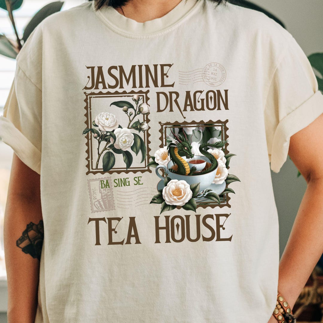 Jasmine Dragon Tea House Comfort Colors Shirt, Uncle Iroh Tea Shop ...
