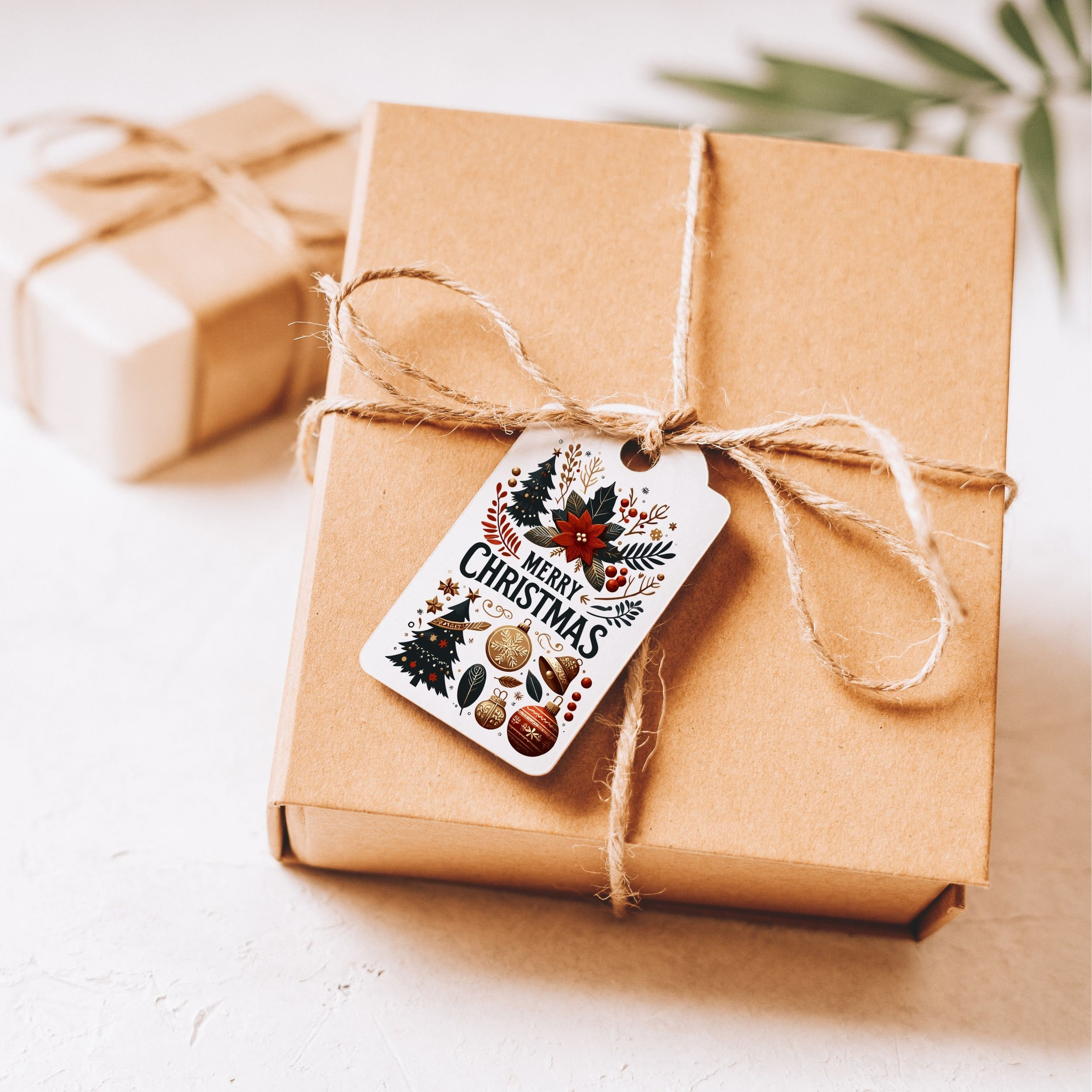 Printable Christmas Gift Tags, Merry Christmas Gift Tag, Holiday Gift ...