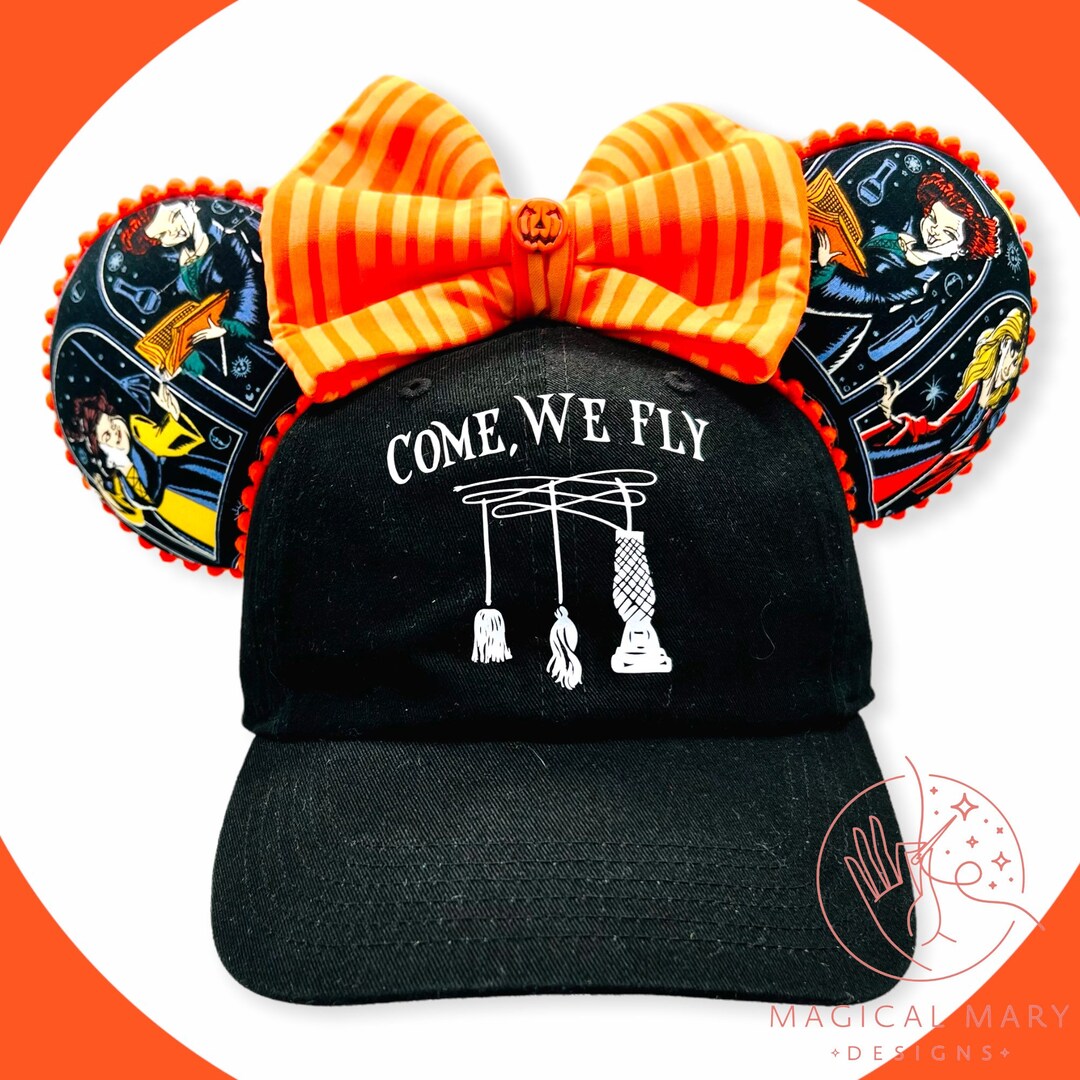 Hocus Custom Mouse Ears Hat, Pocus Custom Mickey Ear Cap, Disneyworld ...