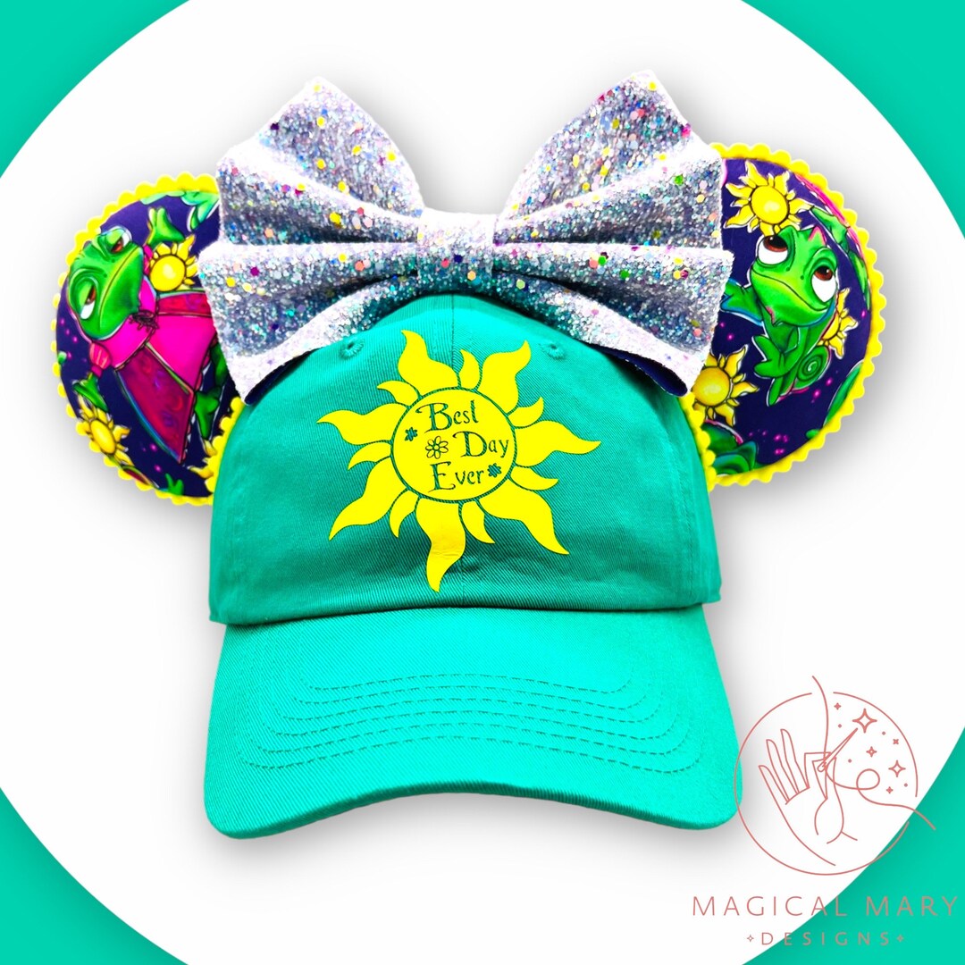 Pascal Custom Mouse Ears Hat, Rapunzel Custom Mickey Ears Cap ...