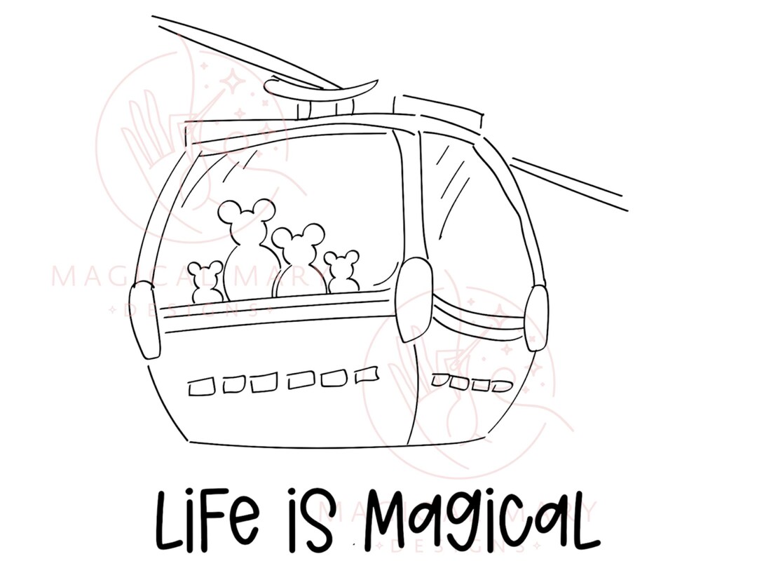 Life is Magical Digital Design SVG/PNG/JPEG Files, Disneyy Crafts ...