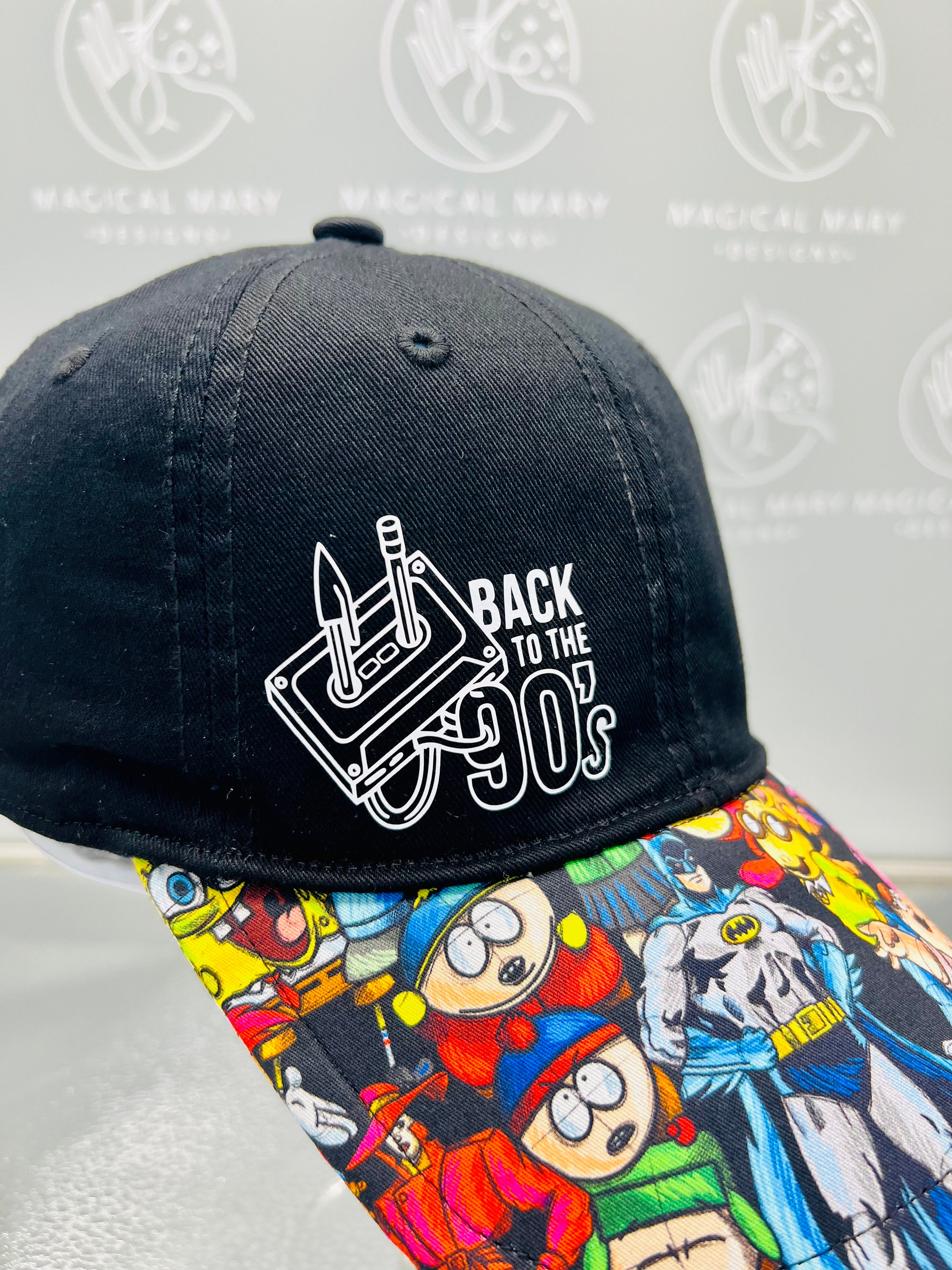 Back to the 90s Custom Baseball Hat 90s Themed Custom - Etsy