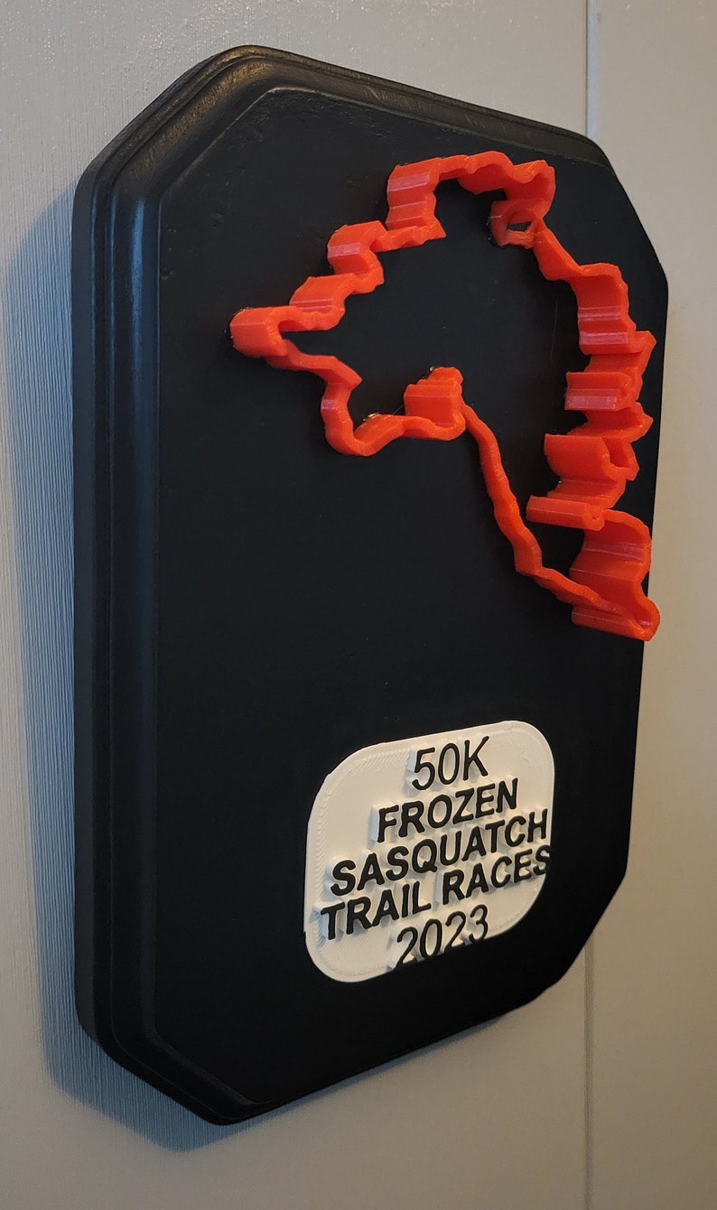 Custom 3D Printed Trail Map - Etsy