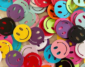 Smiley Confetti - Etsy