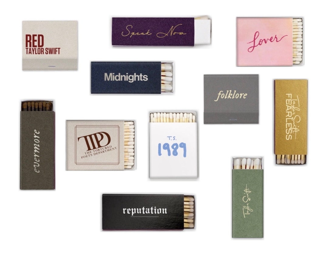 Taylor Swift Eras Matchbook Collection - Digital Download - Etsy