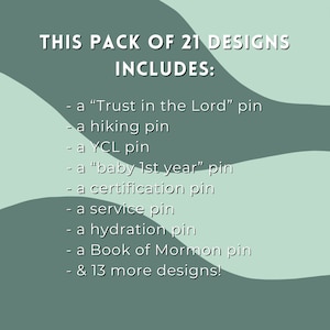 Girls Camp // BUTTON DESIGNS // Digital Pdf // 21 Pack - Etsy