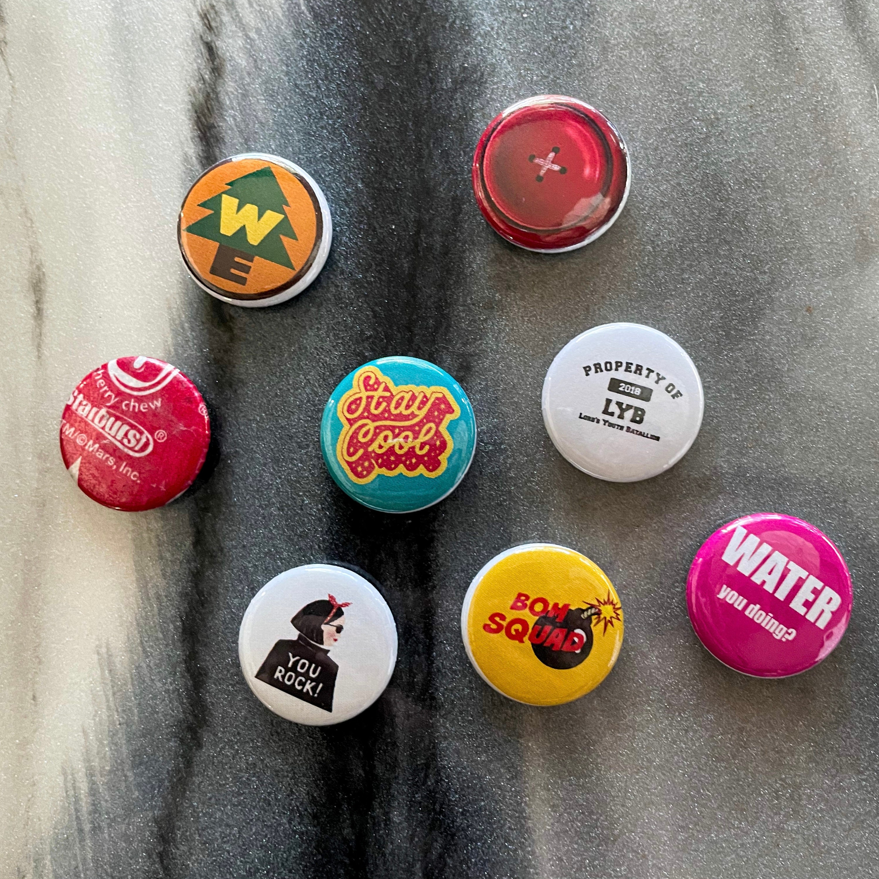 Girls Camp // BUTTON DESIGNS // Digital Pdf // 21 Pack - Etsy