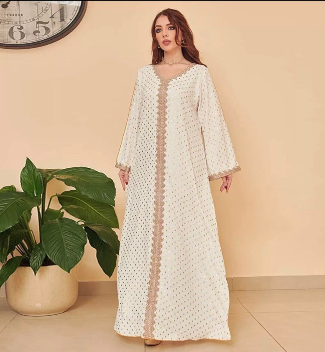 Beautiful Long Turkey Abaaya Morocco Style Dress Eid Dress - Etsy