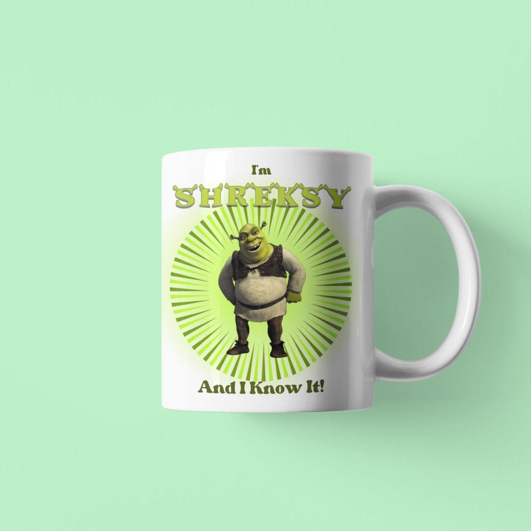 Shrek Inspired Funny Mug Funny Novelty Coffee Mug, Funny Shrek Mug ...