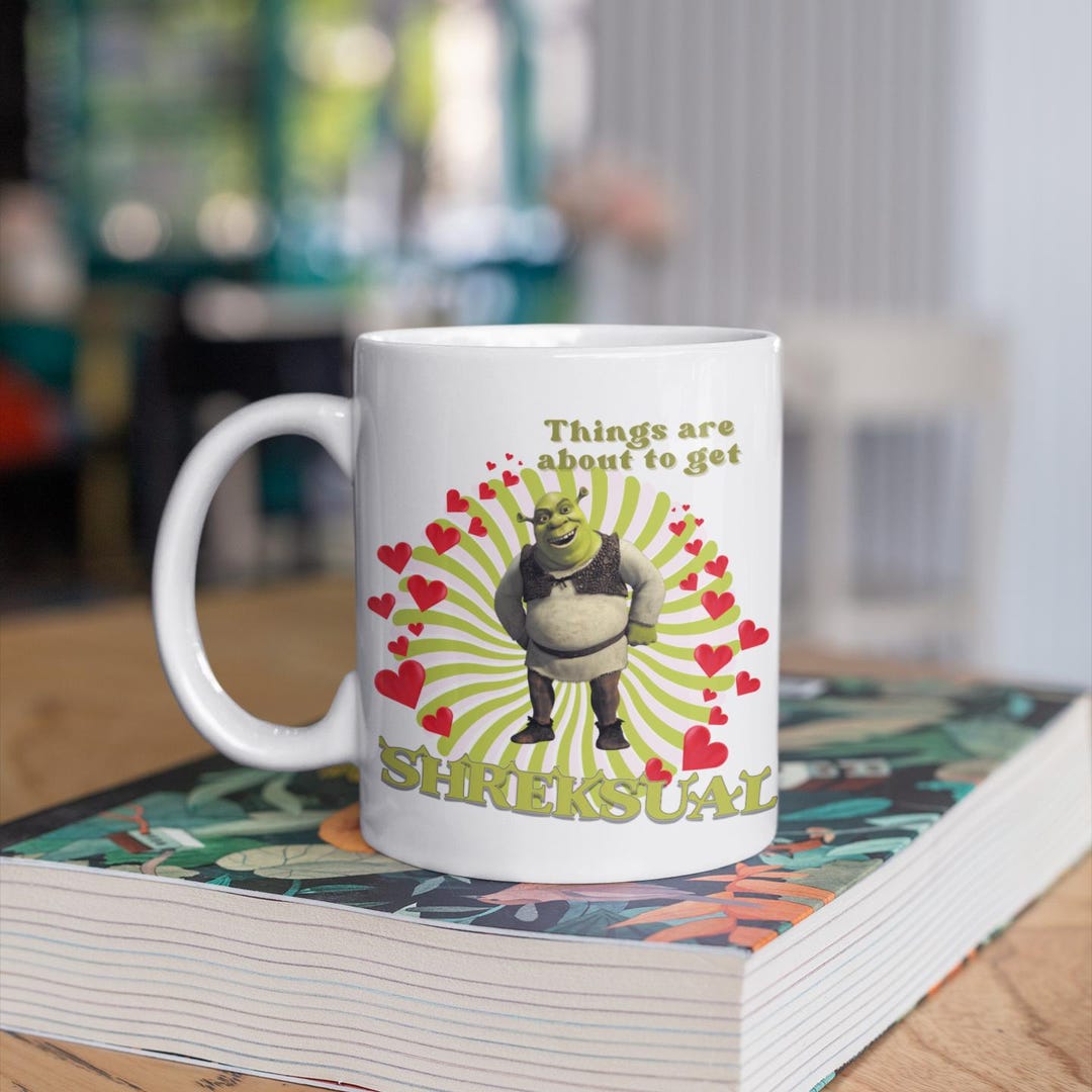 Shrek Inspired Funny Mug Funny Novelty Coffee Mug, Funny Shrek Mug ...