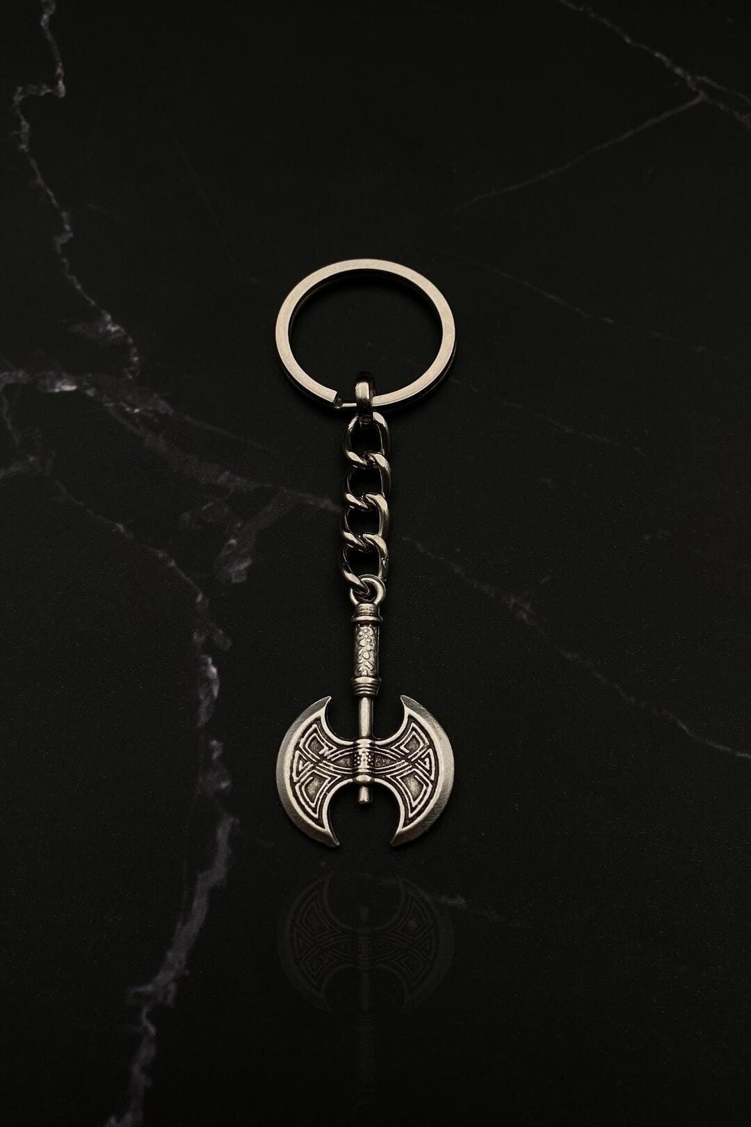 Axe Stainless Steel Keychain Mens Gift, Gift for Husband, Vikings Gift ...