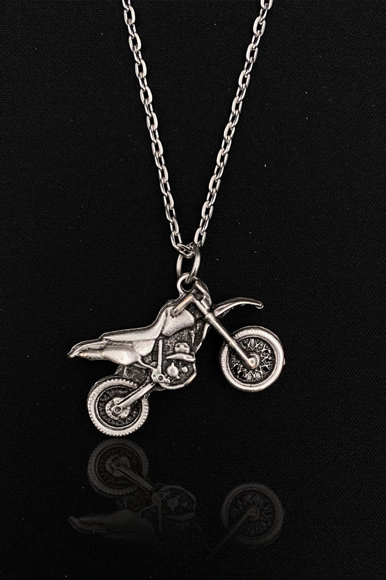 Cross Motorcycle Motorcycle Men Women Necklace Motorcycle - Etsy