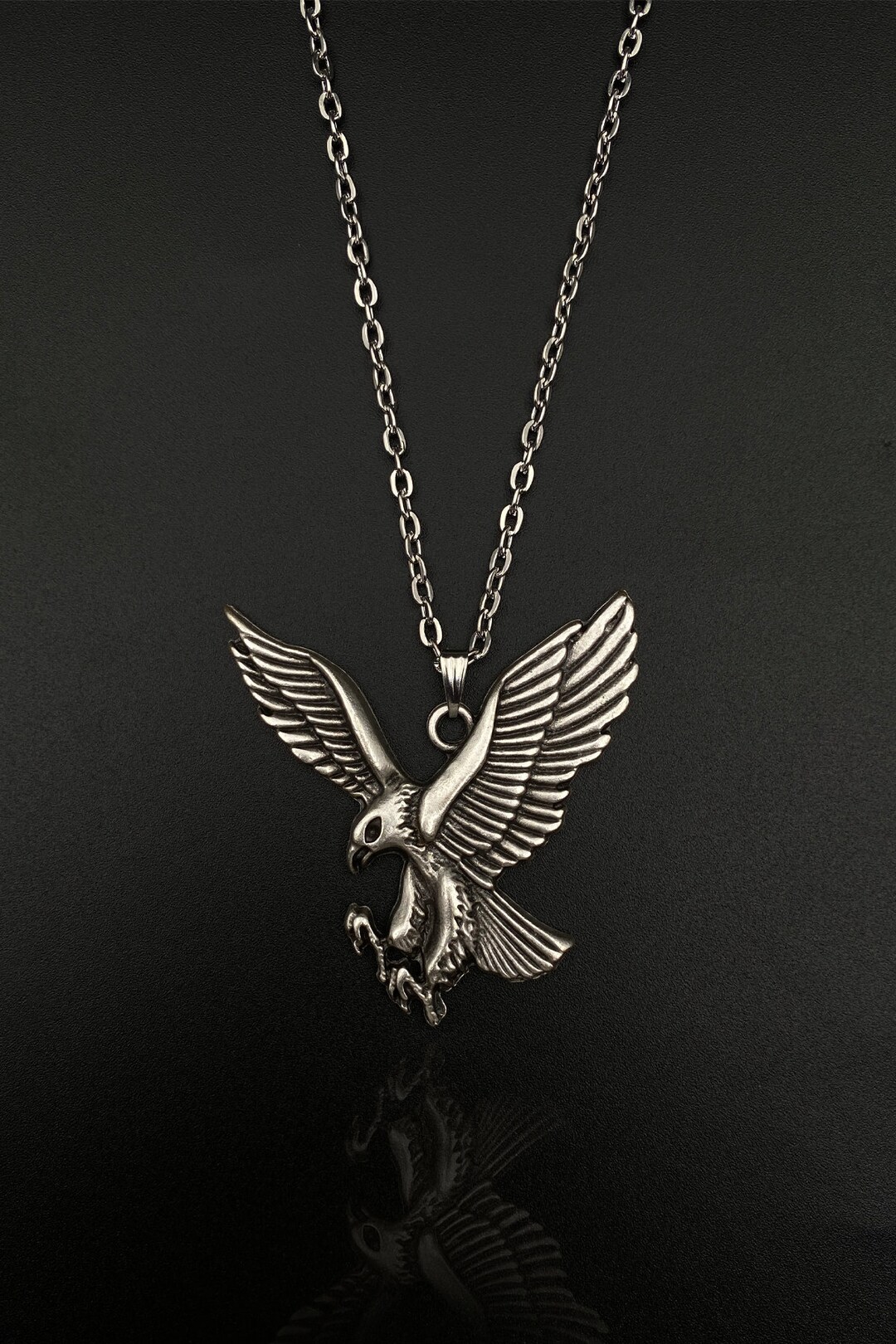 Eagle Men Women Necklace Hawk Necklace Hawk Jewelry Eagle - Etsy