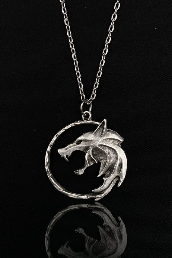 The Witcher Men Women Necklace Witcher Necklace Geralt of - Etsy