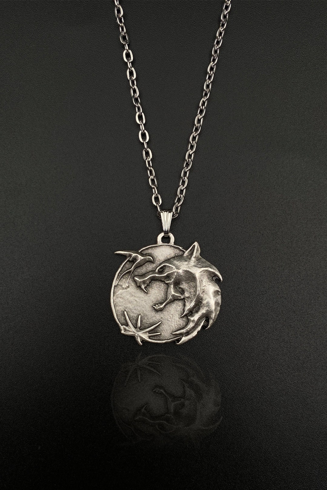 The Witcher Men Women Necklace Geralt of Rivia Necklace - Etsy