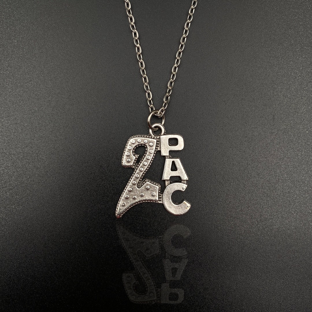 Silver Tupac Men Women Necklace Tupac Rap Music Necklace - Etsy