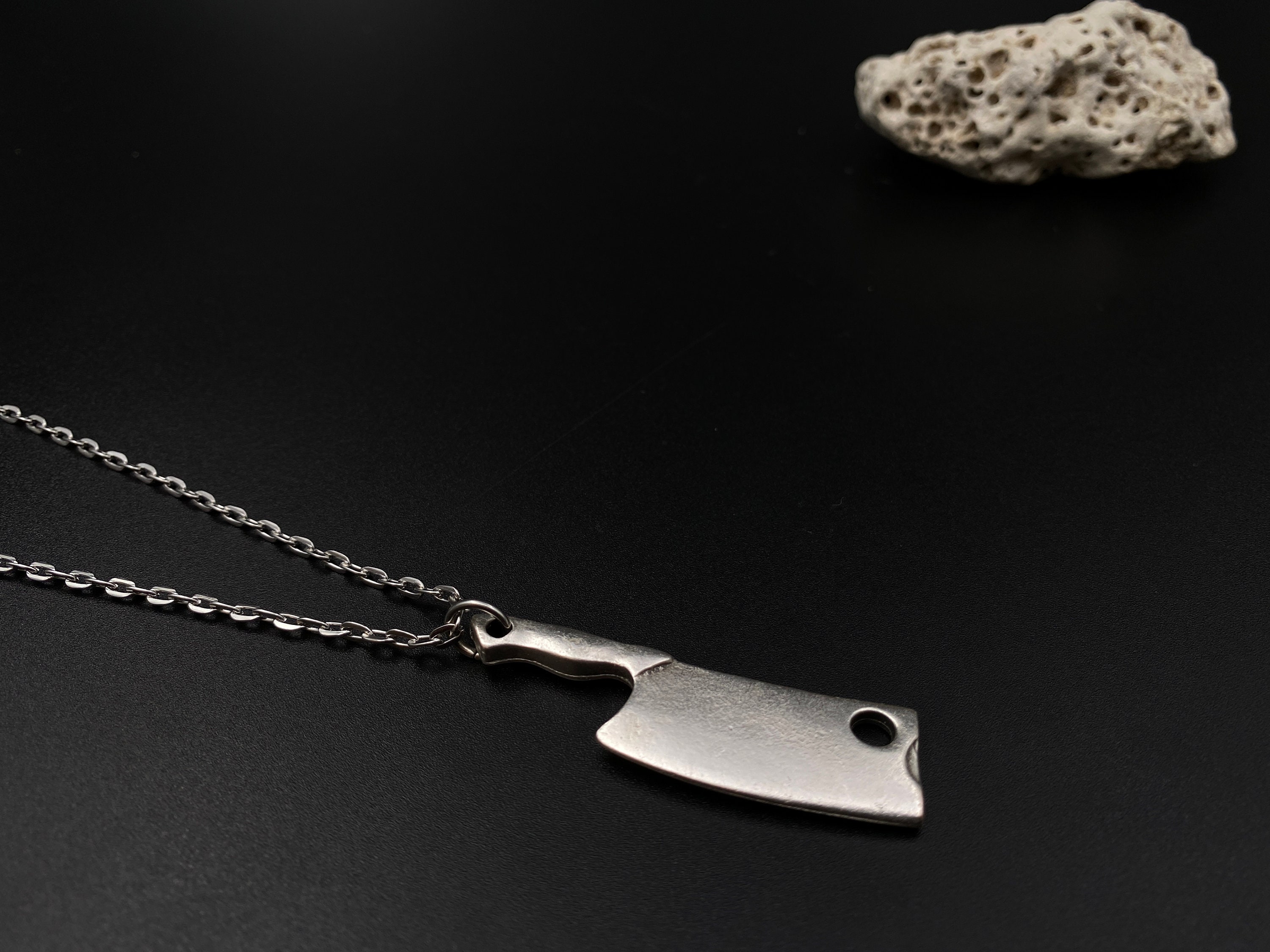 Cleaver Knife Men Women Necklace Cleaver Necklace Chef Gift - Etsy
