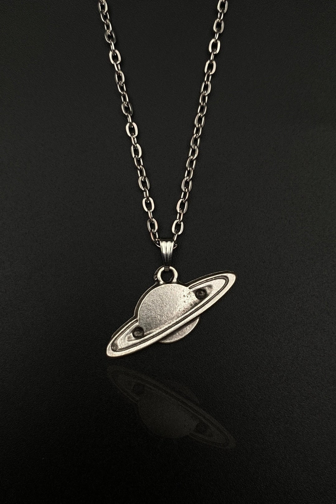 Space Planets Saturn Men Women Necklace, Saturn Necklace, Space Jewelry ...
