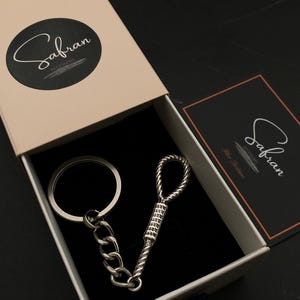 Handmade Hangman Noose Keychain: Gothic Rope Keyring - Etsy