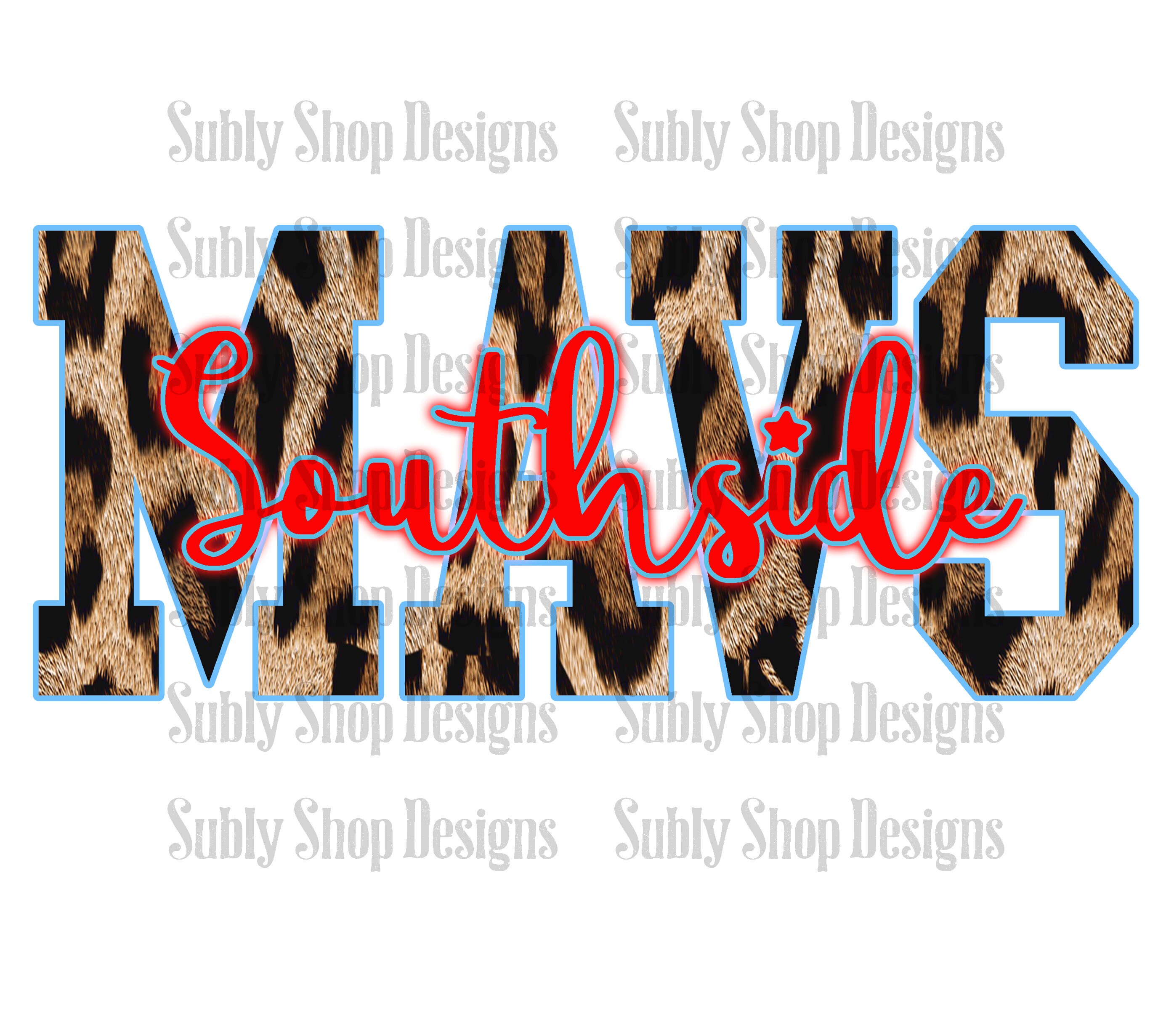 Southside Mavs, Sublimation Digital Png File, Southside Mavs Png ...